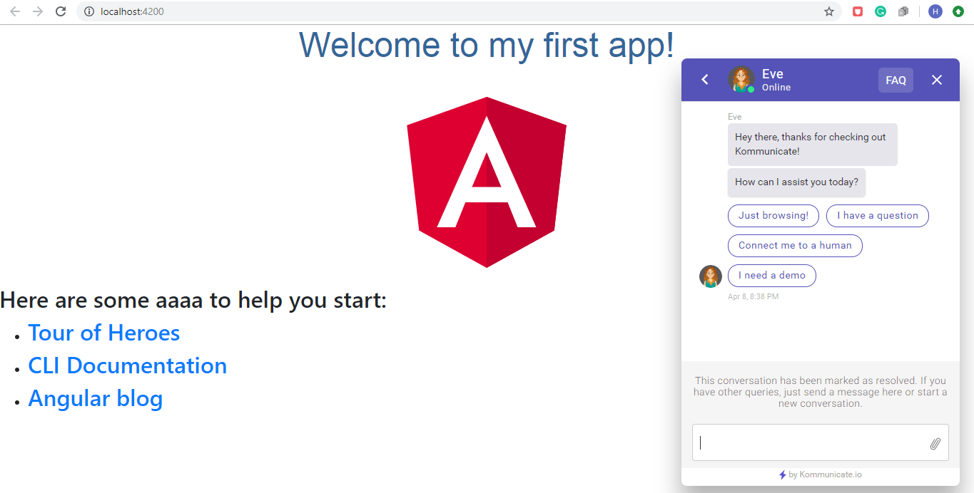 How To Build Dialogflow Chatbot In Angular 