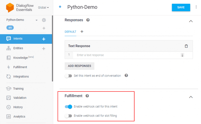 How to Build Dialogflow Chatbot for Enterprises with Flask (Python)