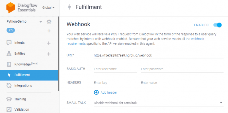 How to Build Dialogflow Chatbot for Enterprises with Flask (Python)