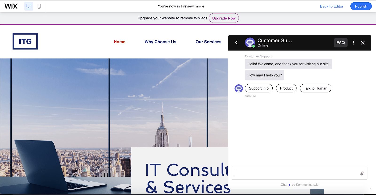 How to Add Chatbot with Wix Website in 8 Easy Step