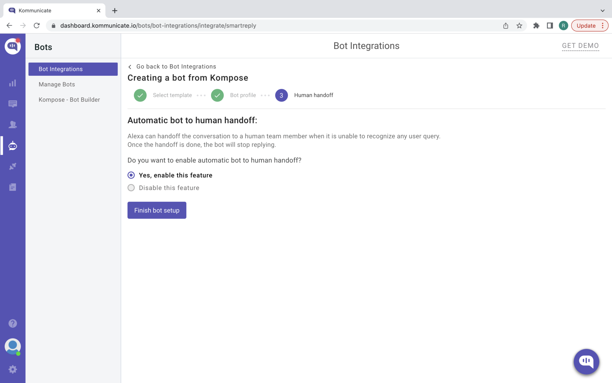 How to Create a Healthcare Chatbot Using NLP - Kommunicate