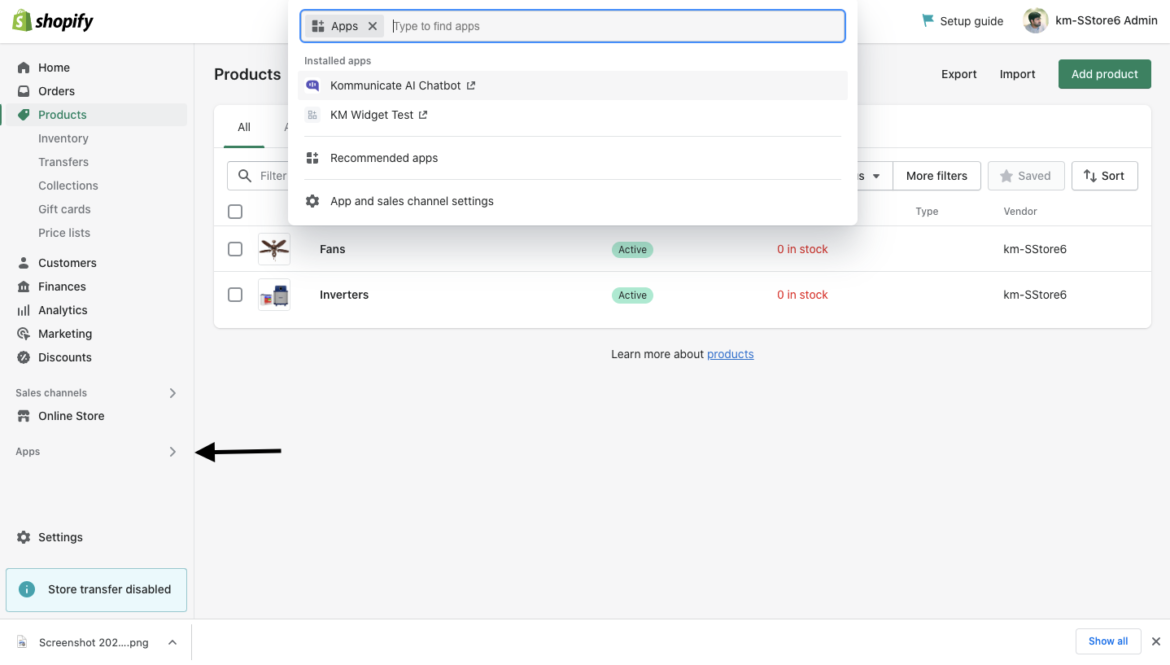 Integrate Dialogflow Chatbot to Shopify - Kommunicate
