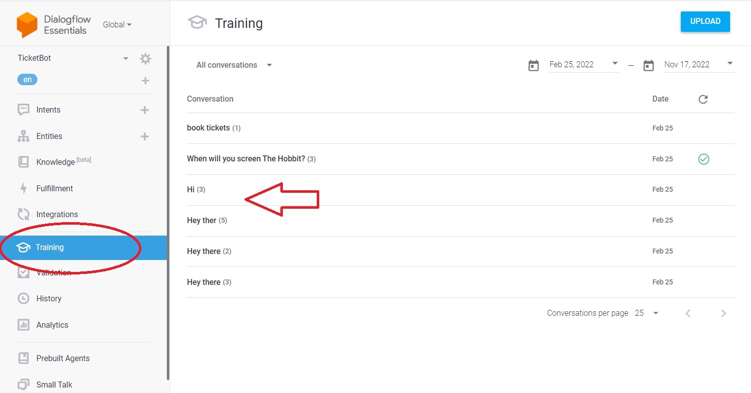 Improve Your Chatbot with Google Dialogflow Analytics and Training