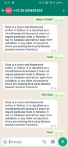 How to Create a WhatsApp Chatbot using Flask Python Framework