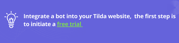 How To Add A Chatbot in Tilda Website