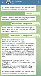 Integrate Dialogflow chatbot with Telegram | Kommunicate