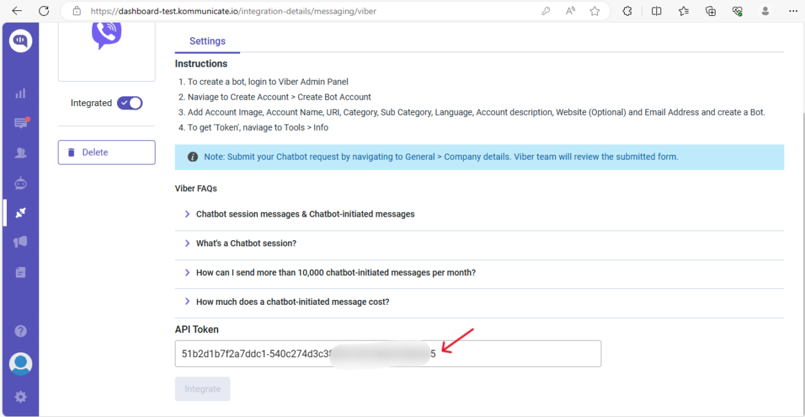 Integrate Viber Chatbot With Kommunicate: Step By Step Guide 2023