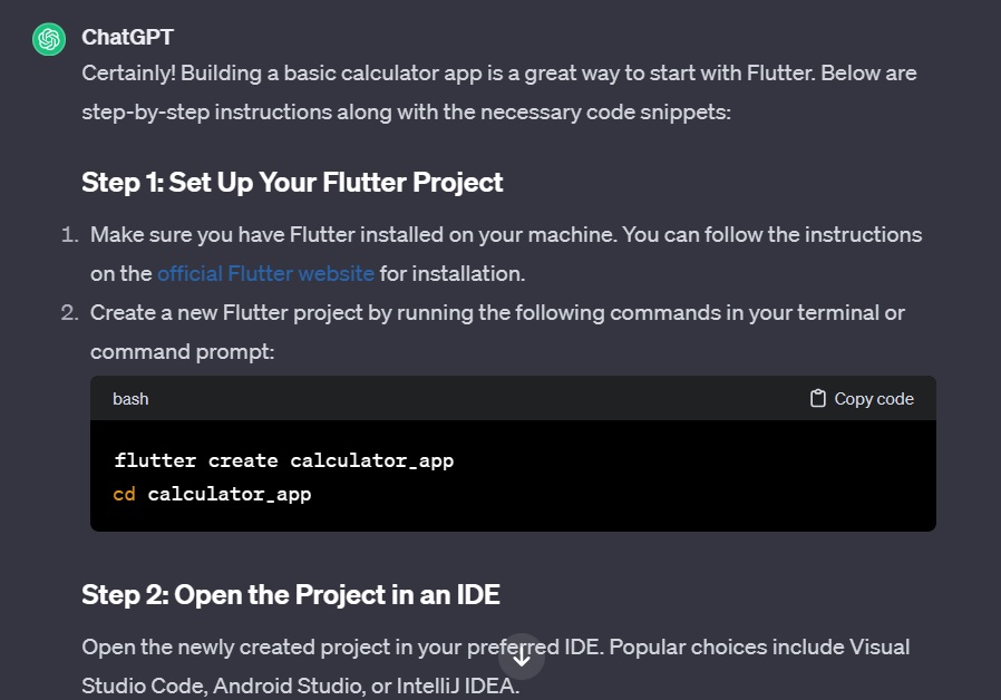 How to Integrate ChatGPT in Flutter Chatbot - Kommunicate