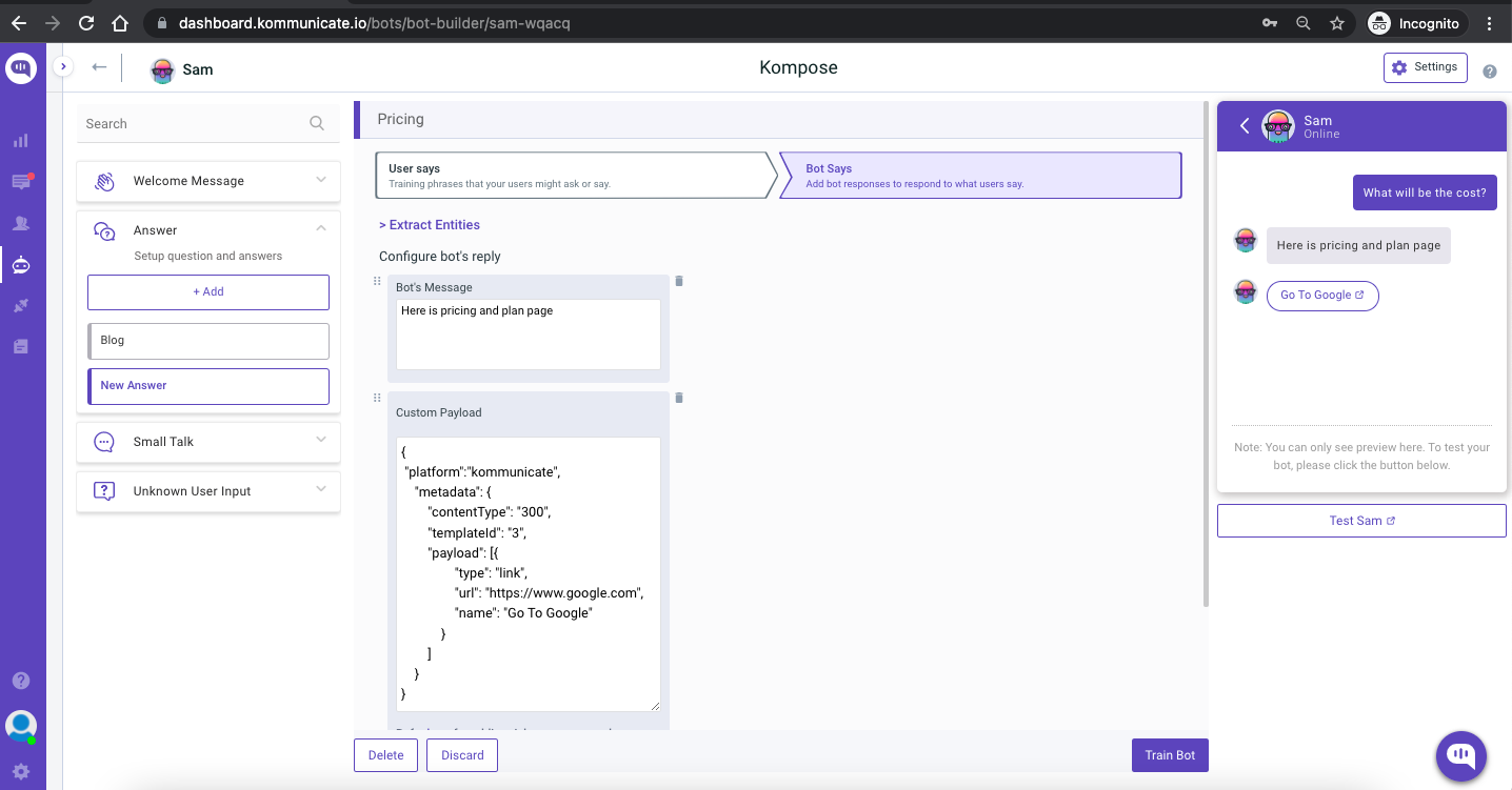 A Guide to Integrate chatbot into Enterprise AngularJS website