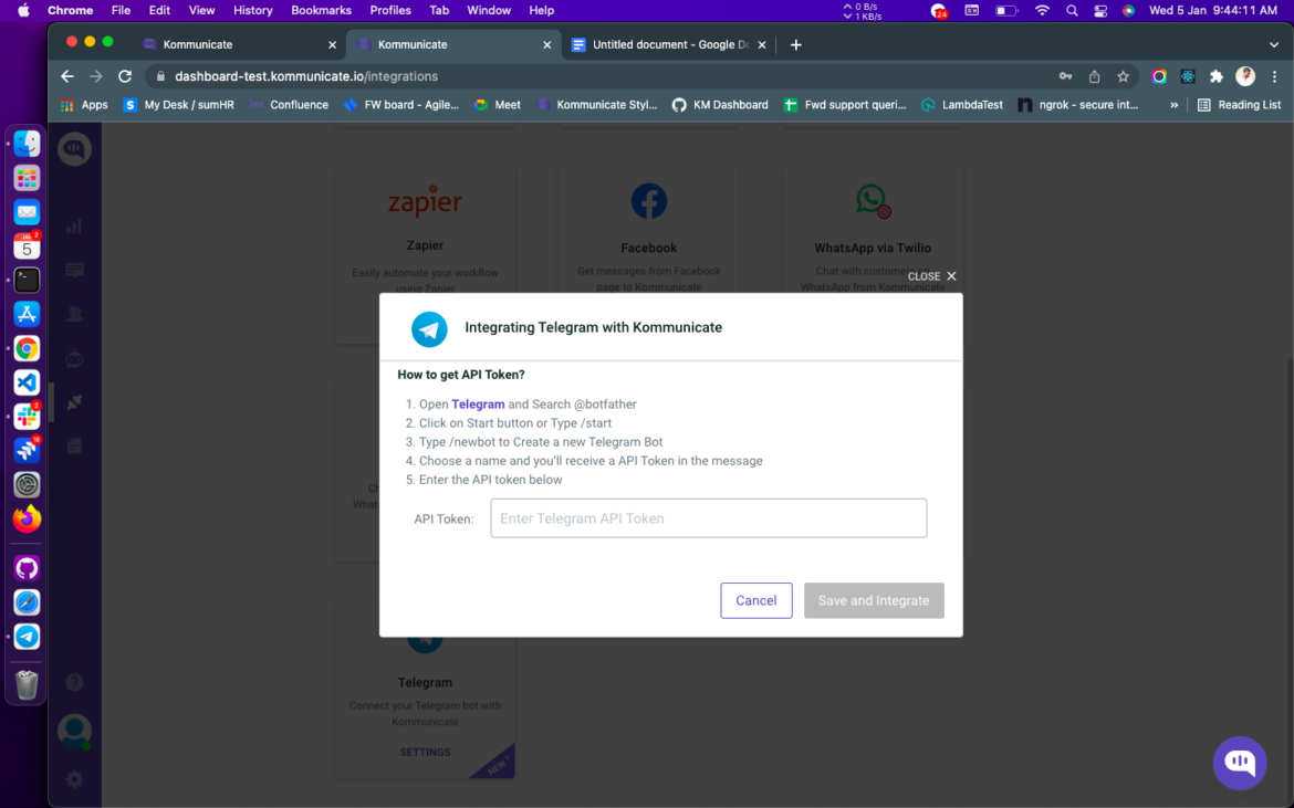How to Build & Integrate Telegram Chatbot for Enterprise (2024)